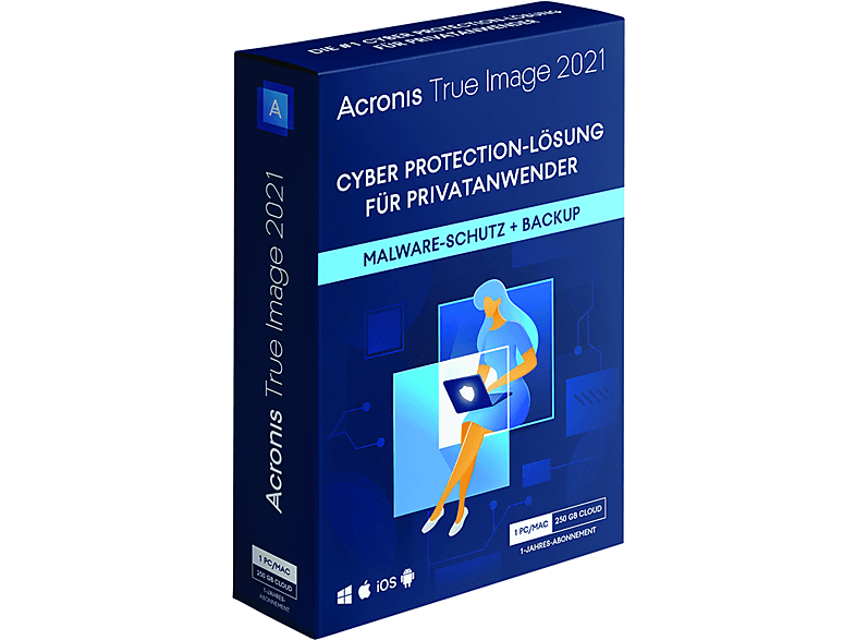 Acronis True Image Advanced Subscription + 250GB Acronis Cloud Storage ...