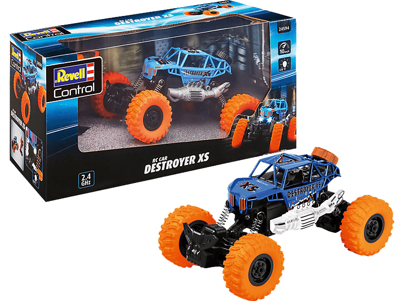 REVELL RC Car Destroyer XS Spielzeugauto, Mehrfarbig Ferngesteuerte ...