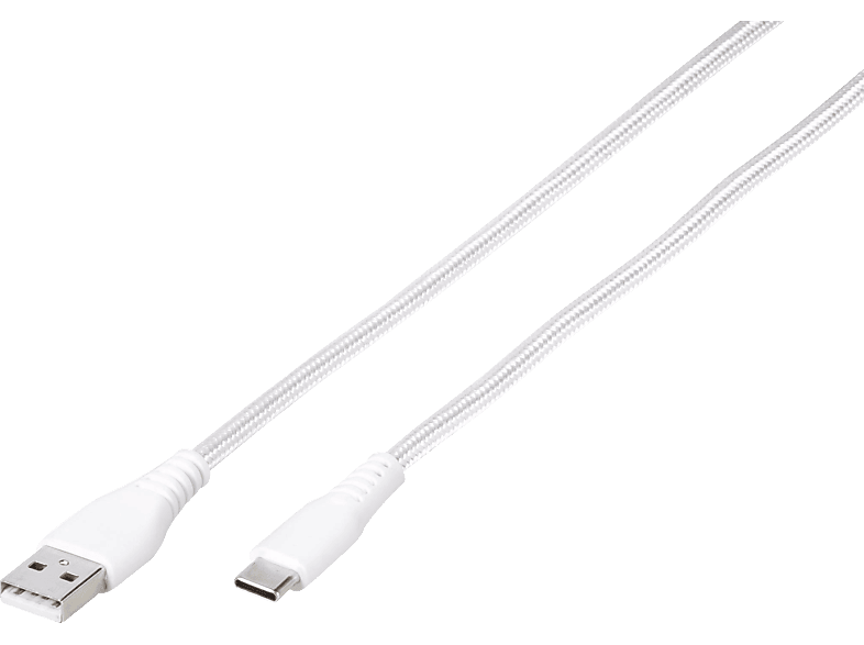 VIVANCO LongLife USB Type-C™, Ladekabel, 2,5 m, Schwarz | SATURN