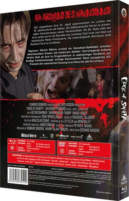 Edge of Sanity (2-Disc Limited Collector‘s Edition Nr. 43) [Cover C ...