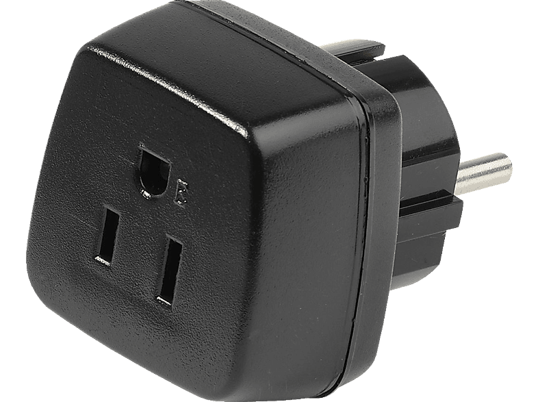 VIVANCO USA/D Reiseadapter, 1,4 m Reiseadapter Schwarz kaufen | SATURN