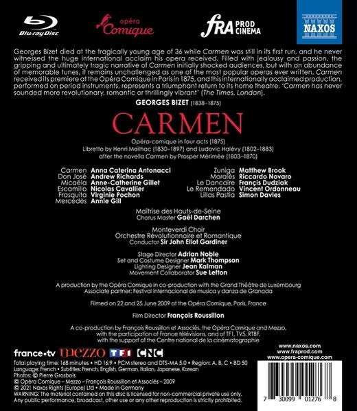 Antonacci/Gillet/Richards/Gardiner/+ | Carmen - (Blu-ray) - Musik-DVD ...