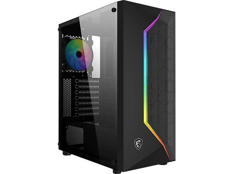 MSI MAG VAMPIRIC 100R PC-Gehäuse, Schwarz ATX Gehäuse | MediaMarkt