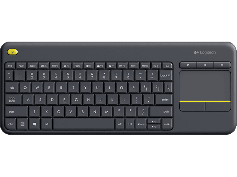 LOGITECH Clavier sans fil K400 Plus QWERTZU Noir (920-007133)