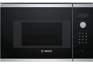 Microondas | Bosch BEL523MS0, Integrable, 800W, 20 L, Acero inoxidable