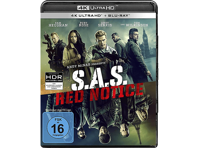SAS:Red Notice 4K Ultra HD Blu-ray + Blu-ray | SATURN