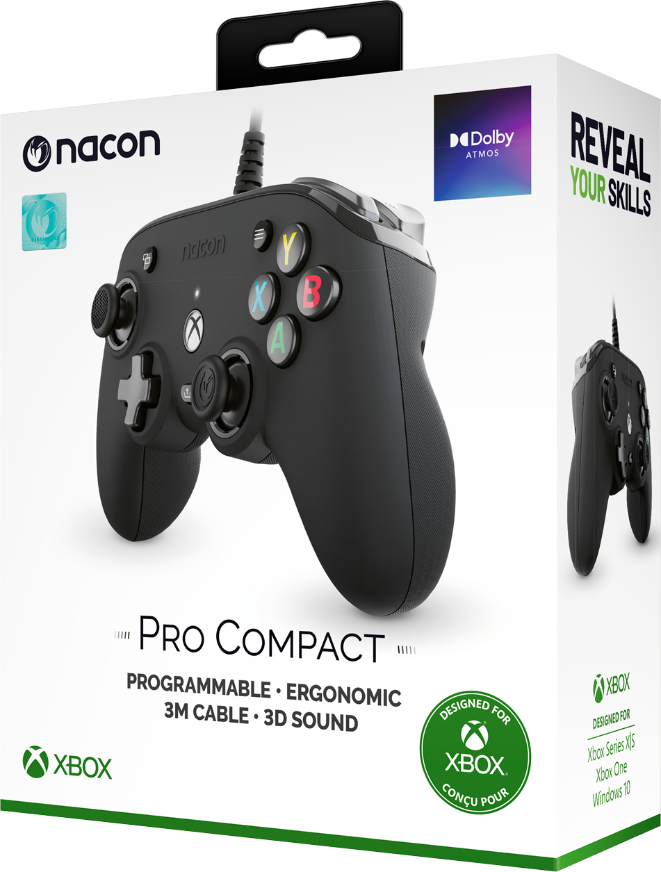 NACON Xbox X Pro Official Licensed Compact Controller | Zwart kopen ...