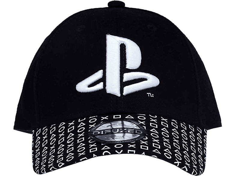 DIFUZED Sony | PlayStation - Logo Baseball Cap - Kappe (Schwarz/Weiss ...
