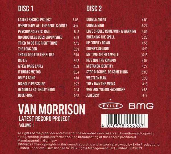 Van Morrison | Van Morrison - Latest Record Project Vol.1 - (CD) Rock ...