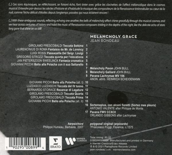 Jean Rondeau | Melancholy Grace [CD] online kaufen | MediaMarkt