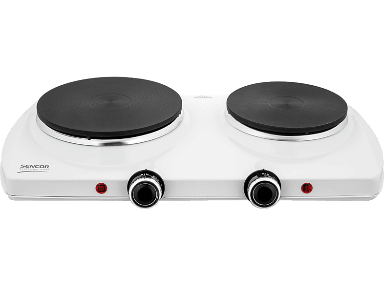 SENCOR SCP 2253WH-EUE4 Elektromos dupla főzőlap, fehér | MediaMarkt