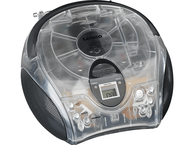 LENCO SCD-24TR CD Player, Transparent CD Player in Transparent kaufen ...