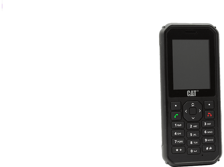 CAT CAT B 40 BLACK Mobiltelefon, Schwarz | MediaMarkt
