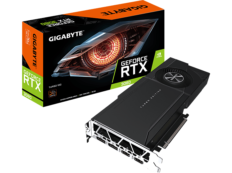 GIGABYTE GeForce RTX™ 3080 Turbo 10GB (GV-N3080TURBO-10GD) (NVIDIA ...