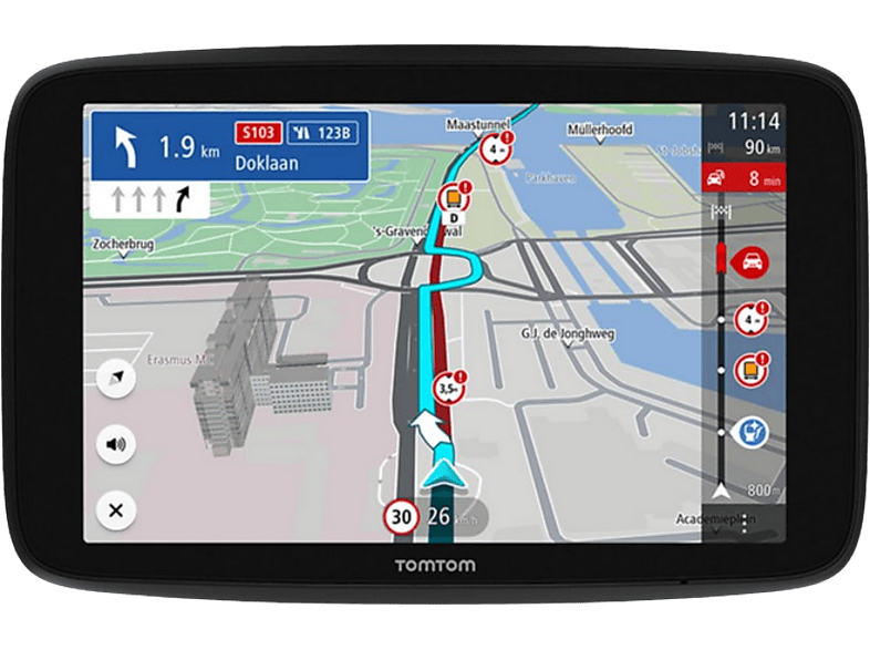 GPS | TomTom Go Expert 7, 7", HD, Mapa mundial, Wi-Fi, Negro
