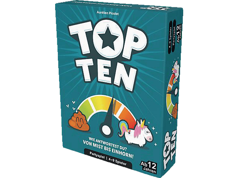 COCKTAIL GAMES Top Ten Gesellschaftsspiel Mehrfarbig | SATURN