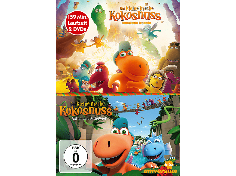 KLEINE DRACHE KOKOSNUSS 1&2 EXCL ALPH [DVD] | MediaMarkt
