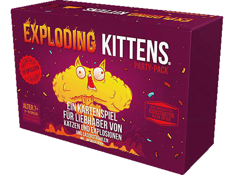 EXPLODING KITTENS Exploding Kittens Party-Pack Gesellschaftsspiel Mehrfarbig weitere ...