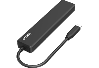 HAMA USB-C-Hub, Multiport, Schwarz Multiport Schwarz kaufen | SATURN