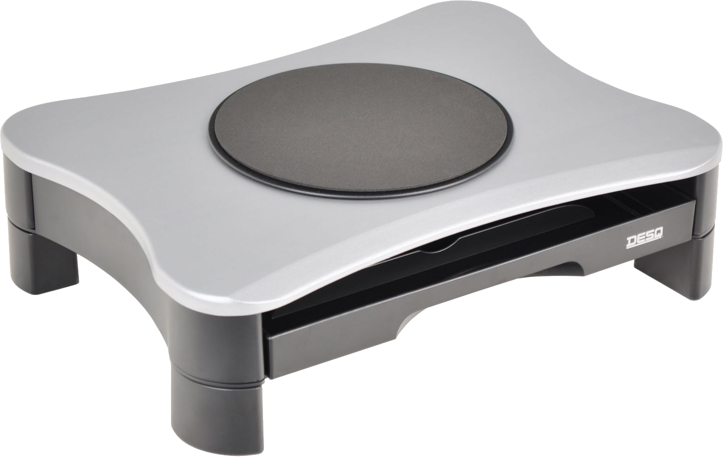 DESQ Monitorständer mit Lade und Drehscheibe, max. 15kg, max. 110mm ...