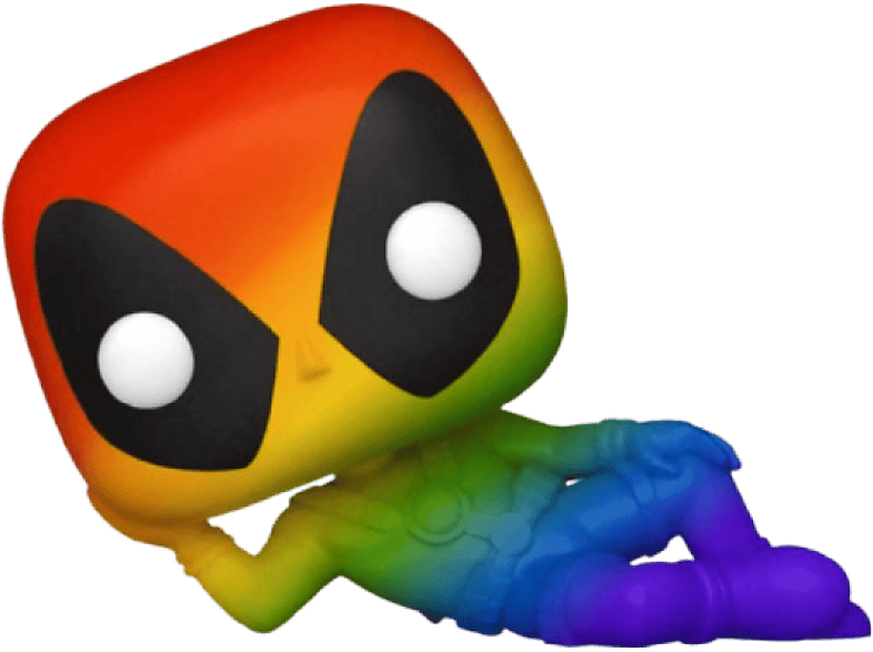 Figura Funko Pop! | Marvel: Pride- Deadpool (Rainbow), 9.5 cm, Vinil ...