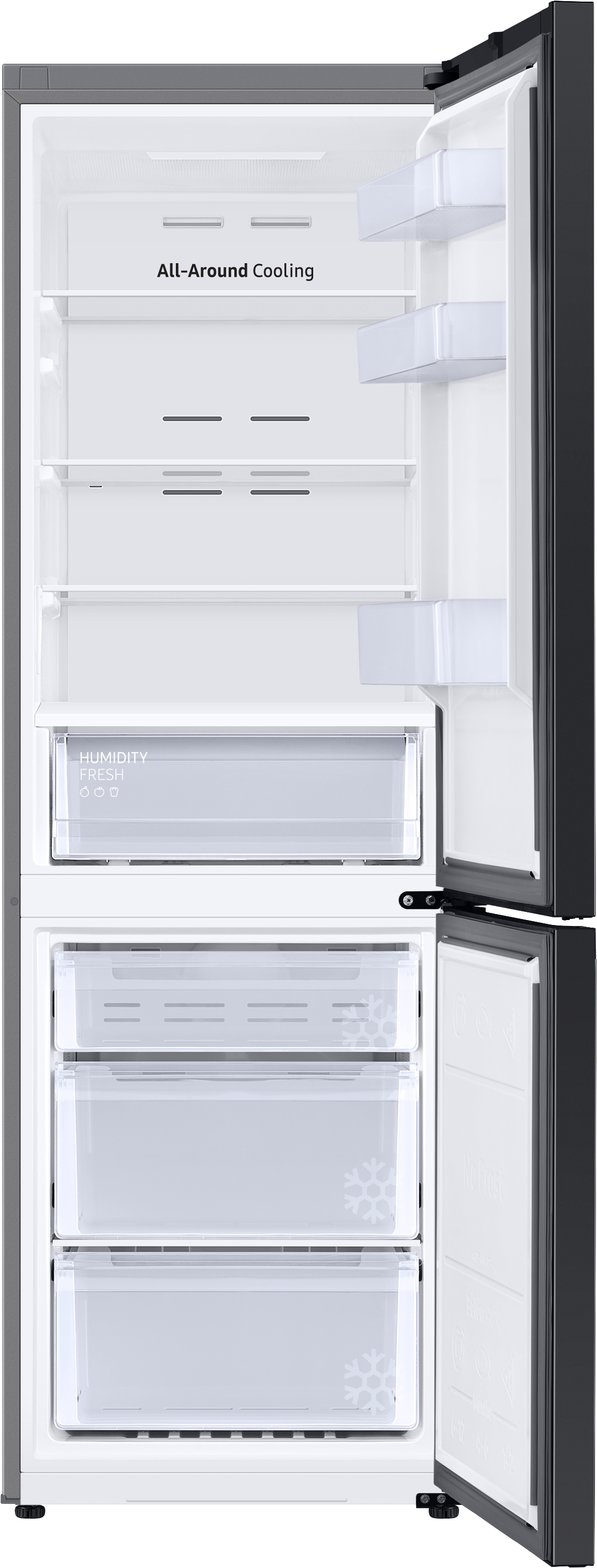 SAMSUNG RL 34 A6B0DCL/EG Kühlgefrierkombination (D, 344 l, 1853 mm hoch ...