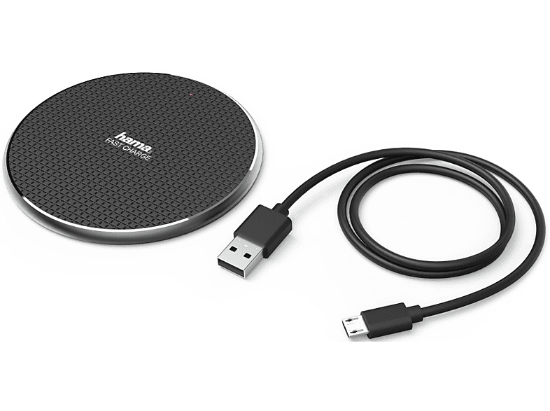 HAMA 188318 Draadloze oplader QI-FC10 Zwart | MediaMarkt