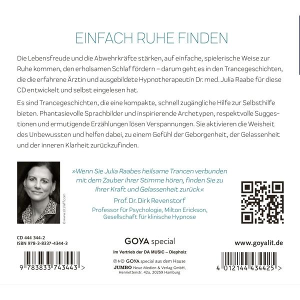 Julia Raabe | Julia Raabe - Einfach Ruhe finden: Trancegeschichten zur ...