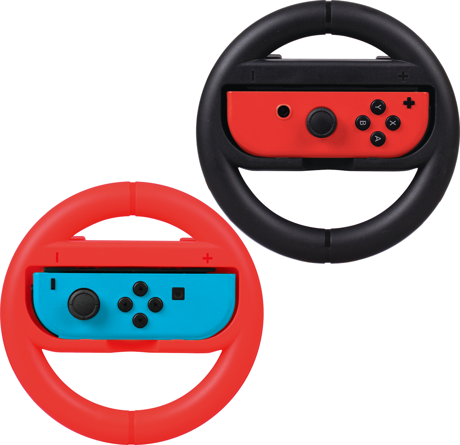 ISY IC-5007 Nintendo Switch Racestuurtjes 2 Stuks Zwart/Rood | MediaMarkt