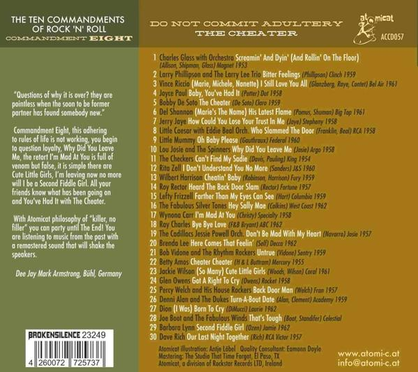 VARIOUS | The Ten Commandments Of Rock 'N' Roll Vol.8 - (CD) VARIOUS ...
