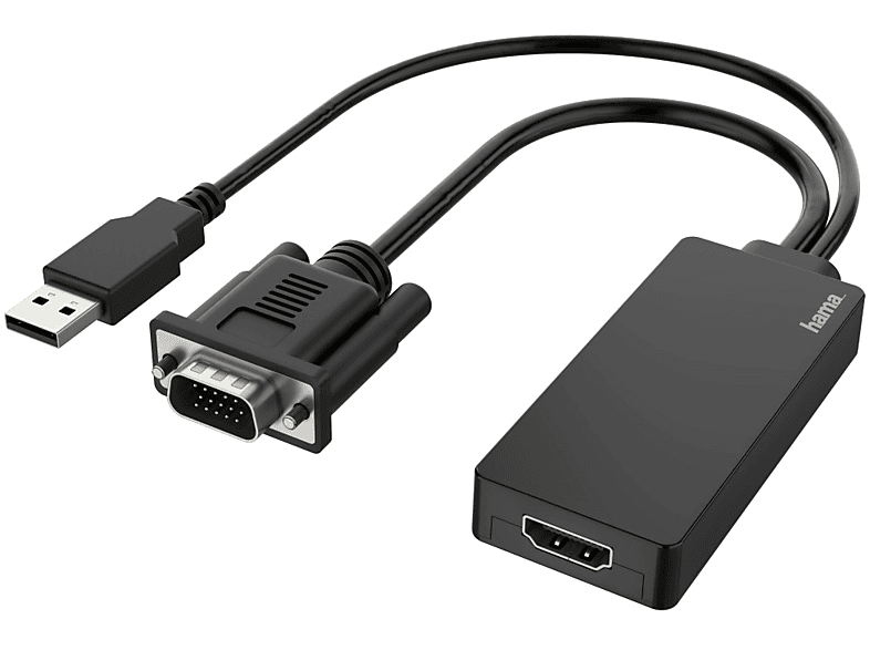 HAMA 200342 Video-adapter VGA+ USB | HDMI kopen? | MediaMarkt