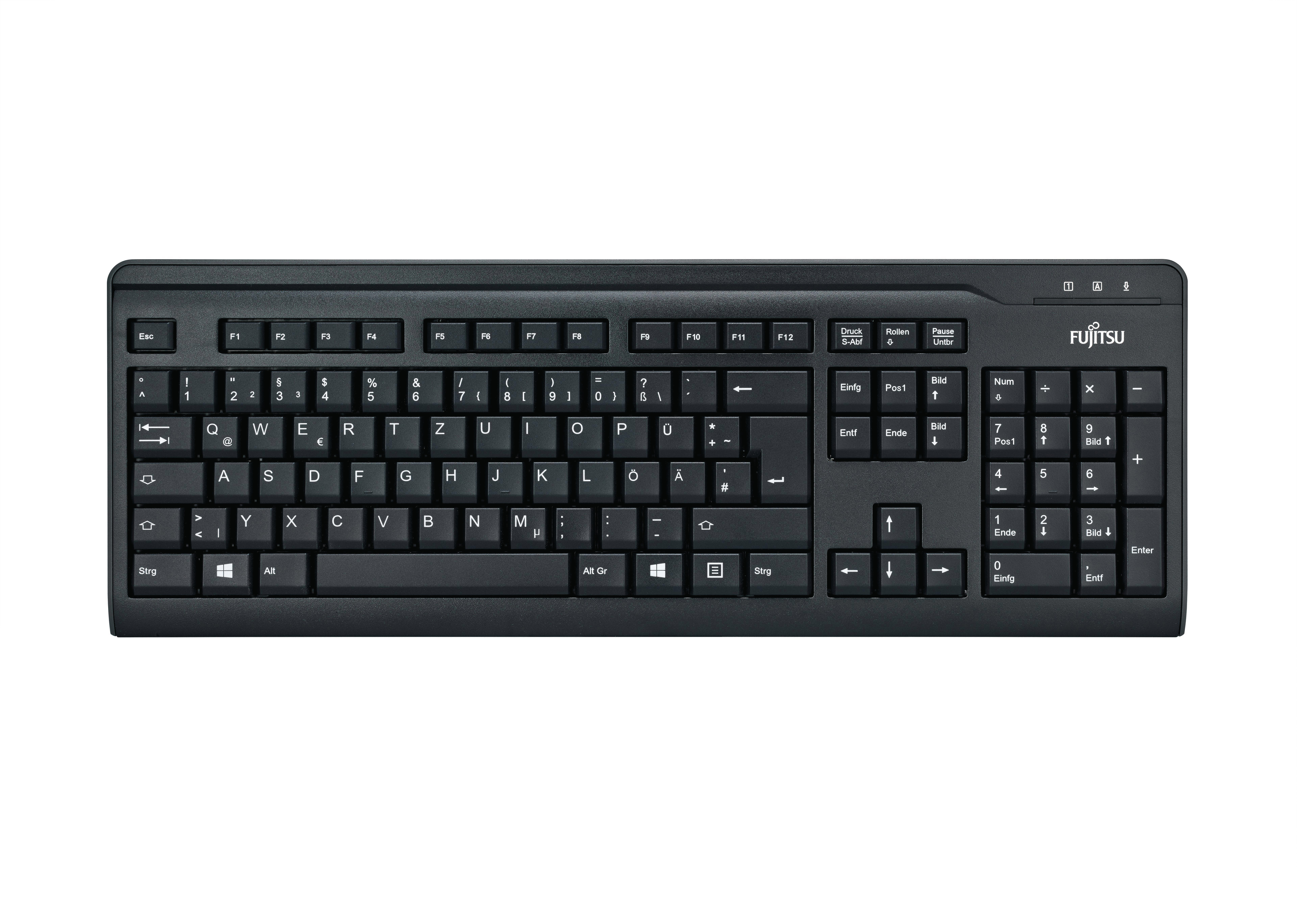 FUJITSU KB410 USB, Schwarz | MediaMarkt