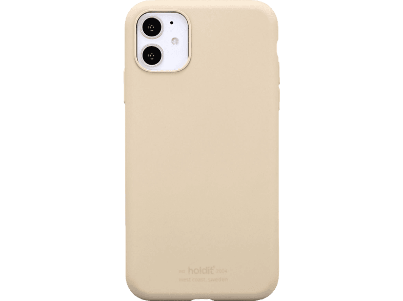 HOLDIT Silicone, Bookcover, Apple, iPhone 11 XR, Beige für Apple iPhone ...