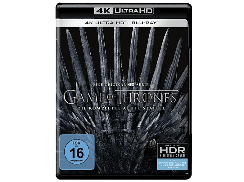 Game Of Thrones Staffel 8 4k Ultra Hd Blu Ray Blu Ray Auf 4k Ultra