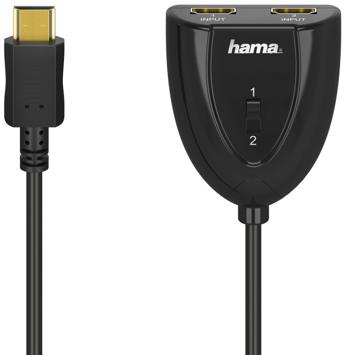 HAMA 205161 HDMI-switch 2 inputs | MediaMarkt