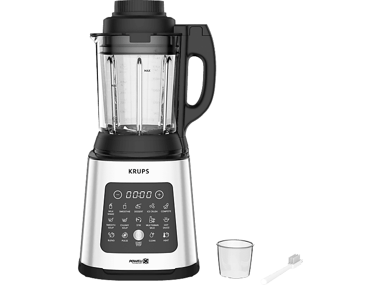 KRUPS KB835D Perfect Mix Cook Standmixer Silber/Schwarz (1400 Watt, 1. ...