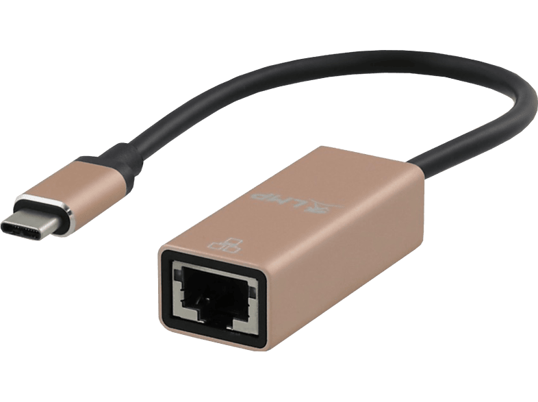 LMP 18940 | USB-C zu RJ45 Adapter (Gold/Schwarz) | MediaMarkt