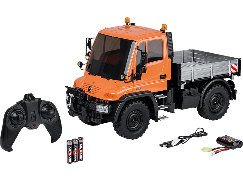 CARSON 1:12 MB Unimog U300 2.4G 100% RTR R/C Spielfahrzeug, Orange Ferngesteuerte Autos | MediaMarkt