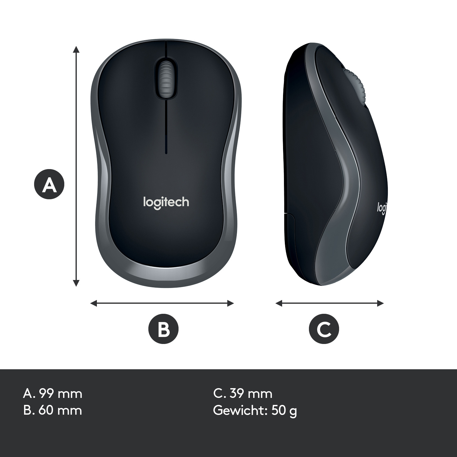 LOGITECH M185 Grijs kopen? | MediaMarkt