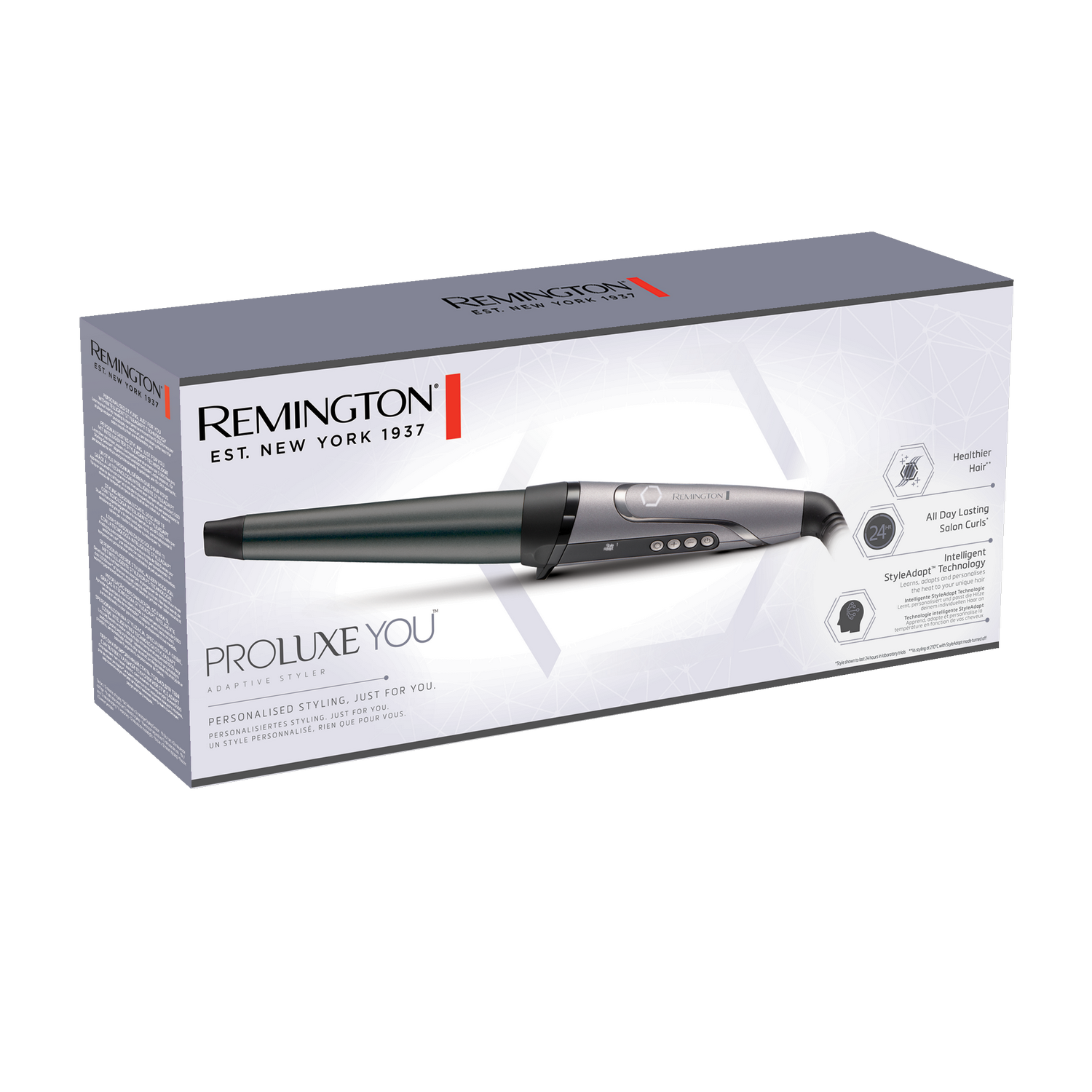 Rizador | Remington Proluxe You Adaptive Styler CI98X8, Cerámica, 9 ...
