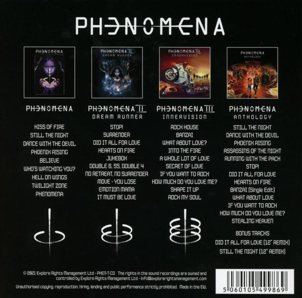Phenomena | Anthology (4CD Clamshell Box) - (CD) Phenomena auf CD ...