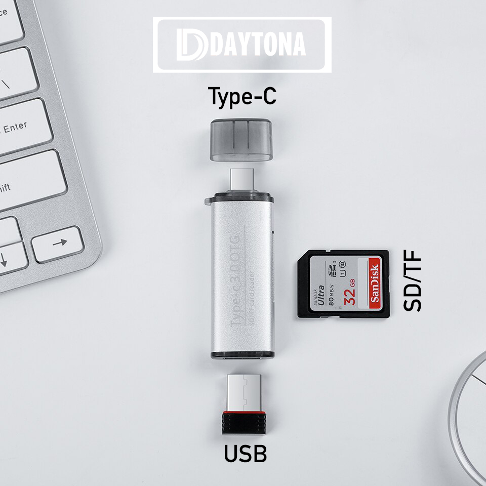 DAYTONA ADS-103 Type-C To USB 3.0 Sd Tf Kart Okuyucu Fiyat & Özellik ...
