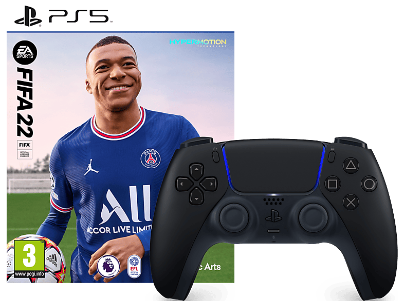 SONY DualSense™ Wireless Controller | Midnight Black + FIFA 22 | MediaMarkt