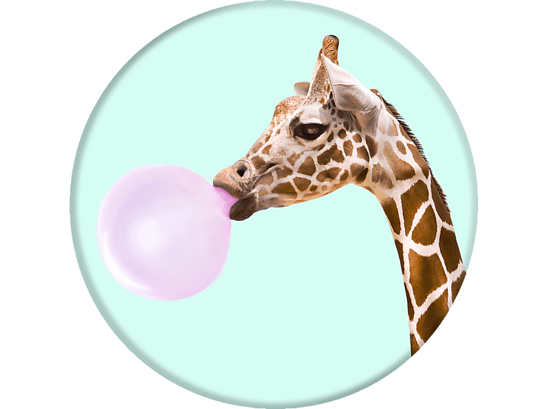 POPSOCKETS PopGrip Bubblegum Giraffe Handyhalterung, Mehrfarbig ...