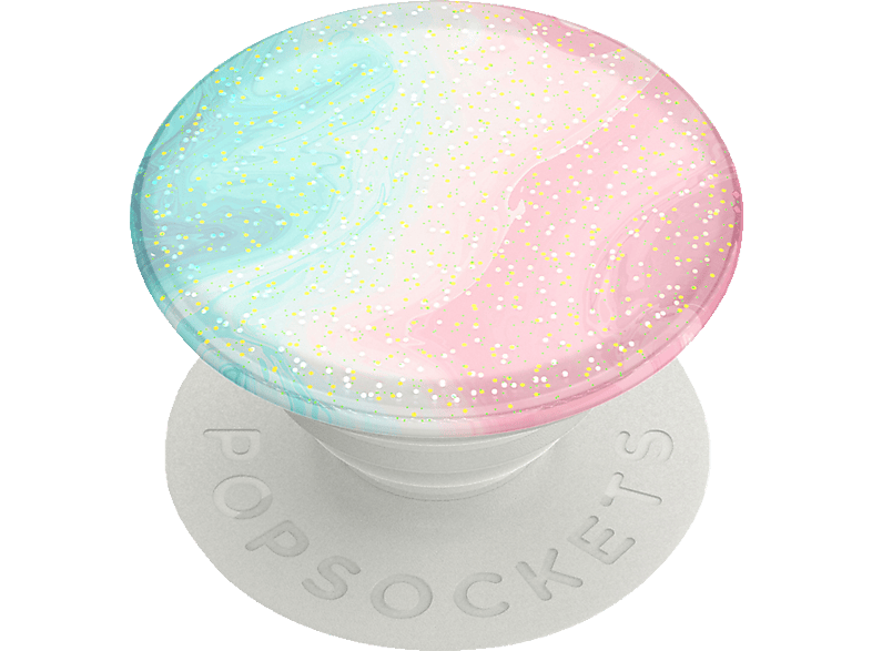 POPSOCKETS PopGrip Glitter Peach Shores Handyhalterung, Mehrfarbig ...