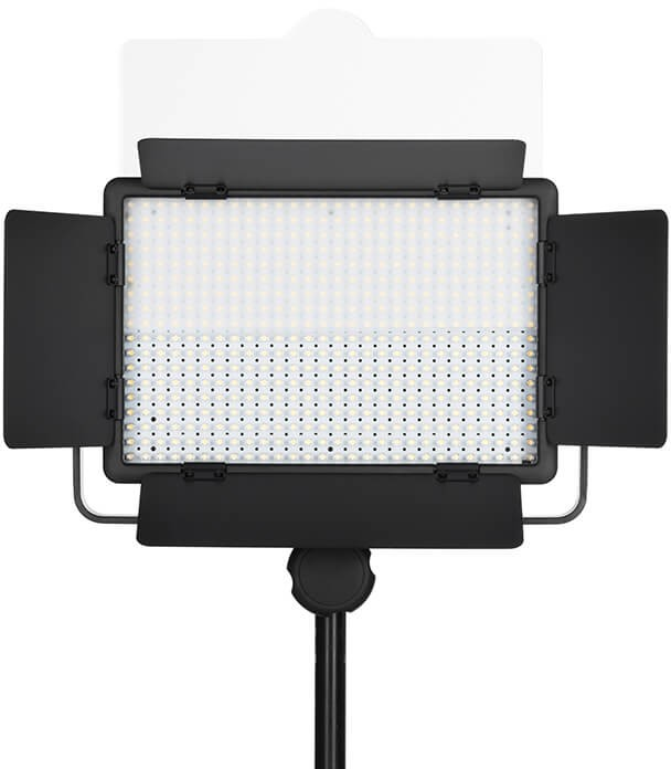GODOX LED-Panel LED500C, RGB, 2900Lux, 3300-5600K, 32W, Schwarz ...