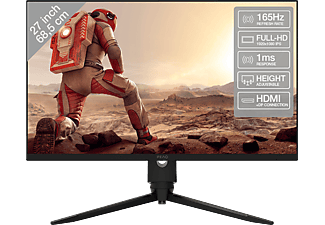 PEAQ PMO G270-FFK 27'' Sík FullHD 165 Hz 16:9 G-Sync/FreeSync IPS LED ...