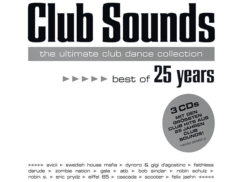 VARIOUS | VARIOUS - Club Sounds-Best Of 25 Years - (CD) Dance & Electro ...