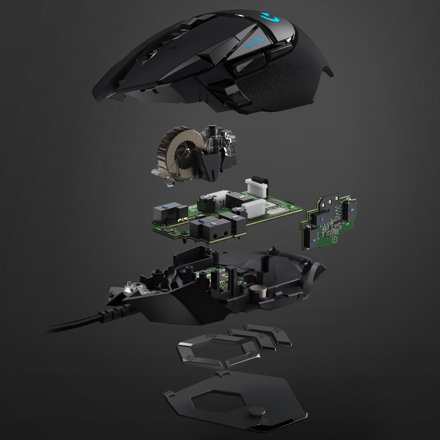 LOGITECH Gamingmuis G502 Hero 25K High Performance (910-005471)