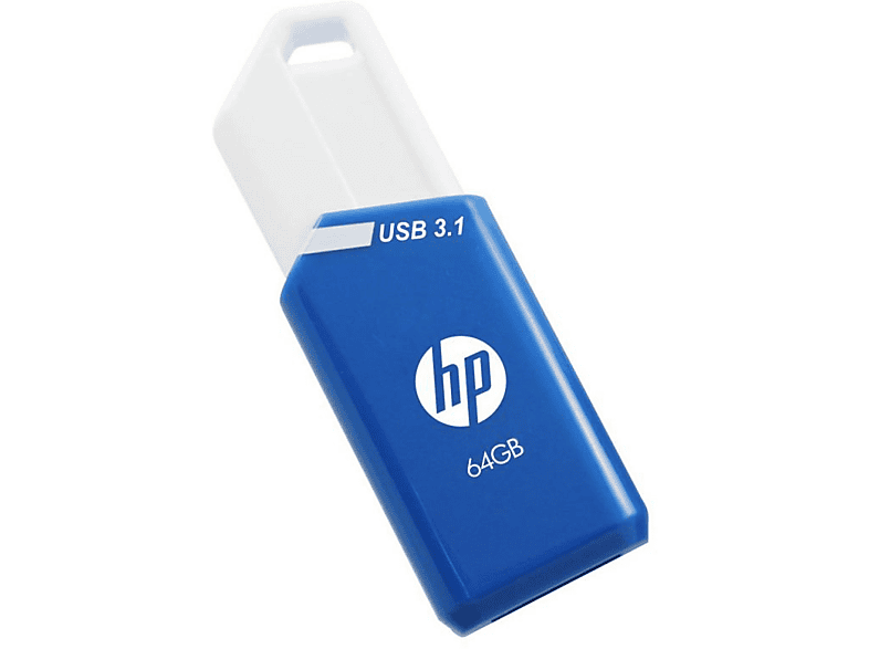 HP 64 GB x775w USB-Stick, USB-A 3.1, R75/W30 MB/s, Blau/Weiß | MediaMarkt